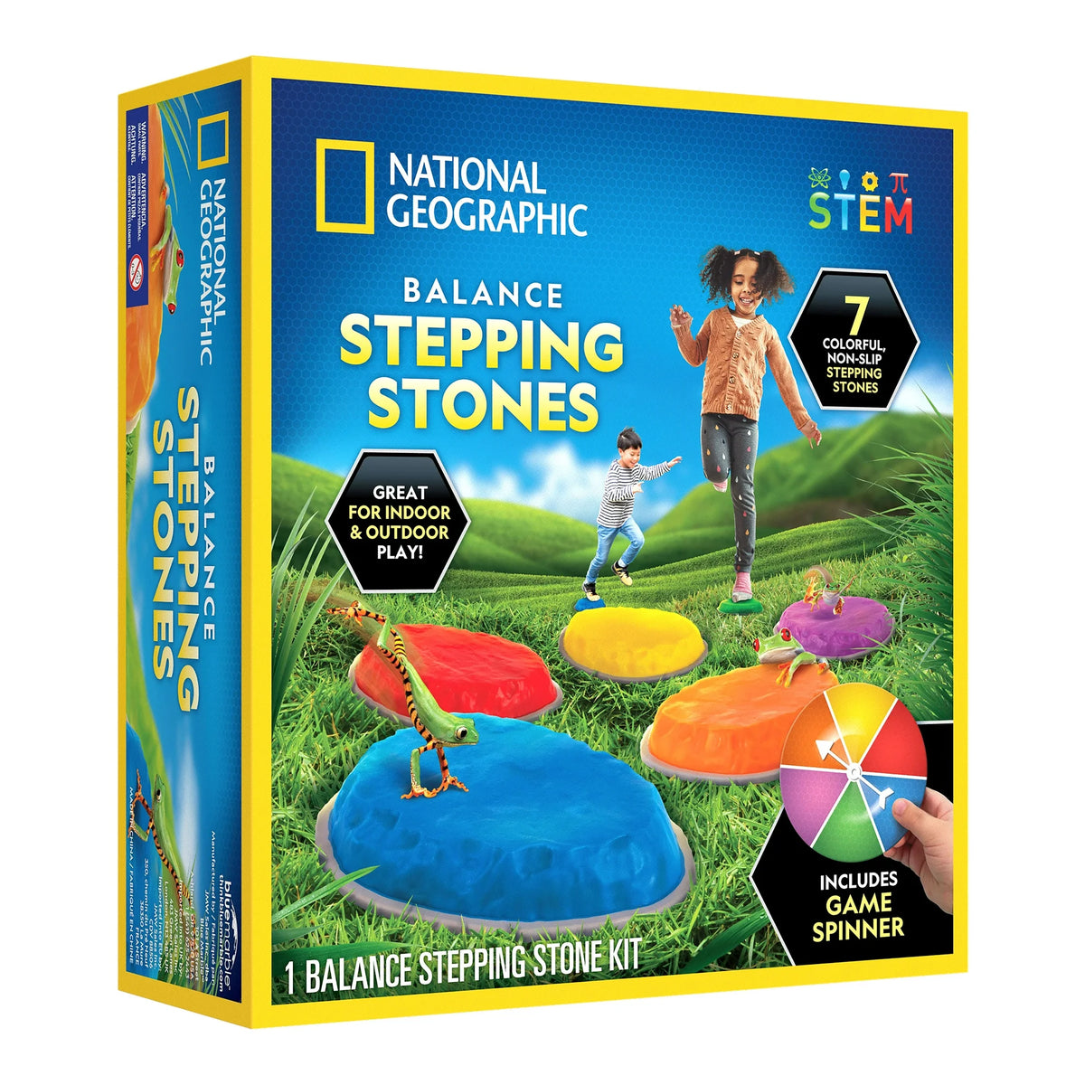 National Geographic Balance Stepping Stones for Indoor or Outdoor Play ...