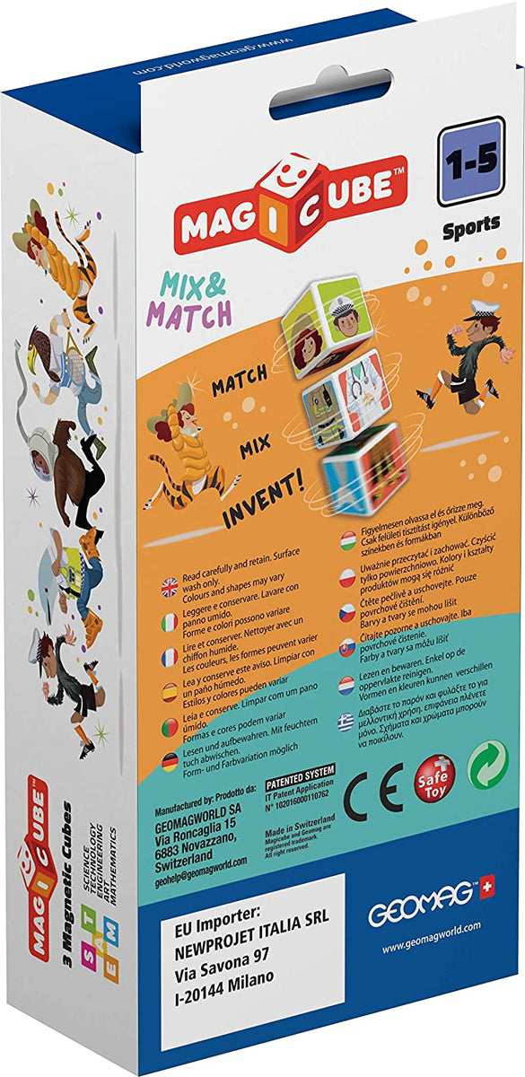 Magicube Mix and Match Sports - 3 Cubes | The Brain Train TT