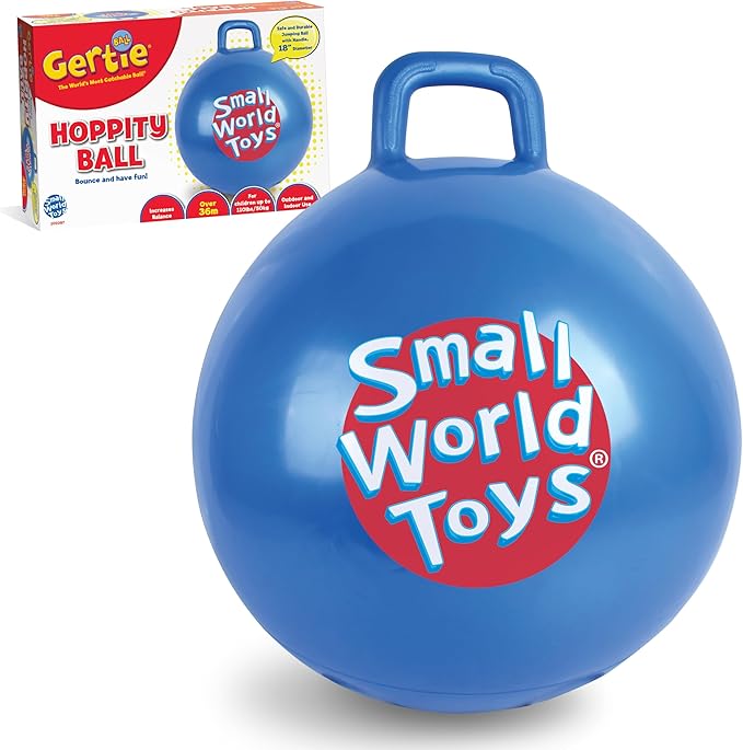 Hippity Hop Balls for Kids, 18" Gertie Hoppity Bouncy Ball with Handle ...