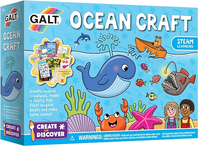 Create and Discover - Ocean Craft, Craft Kits for Kids, Ages 5 Years P ...