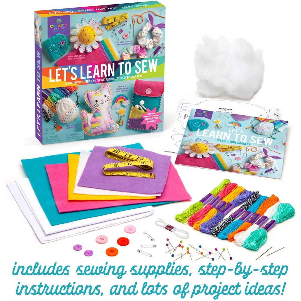 CRAFT-TASTIC® LETS LEARN TO SEW | The Brain Train TT