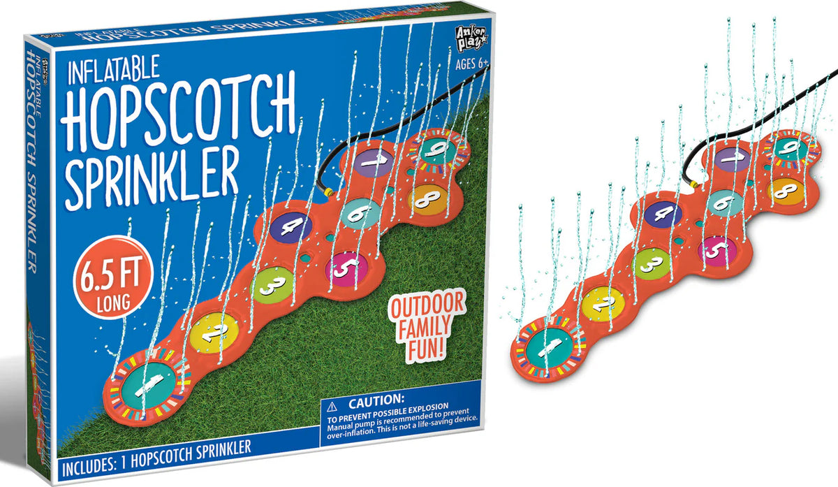 Inflatable Hopscotch Sprinkler | The Brain Train TT