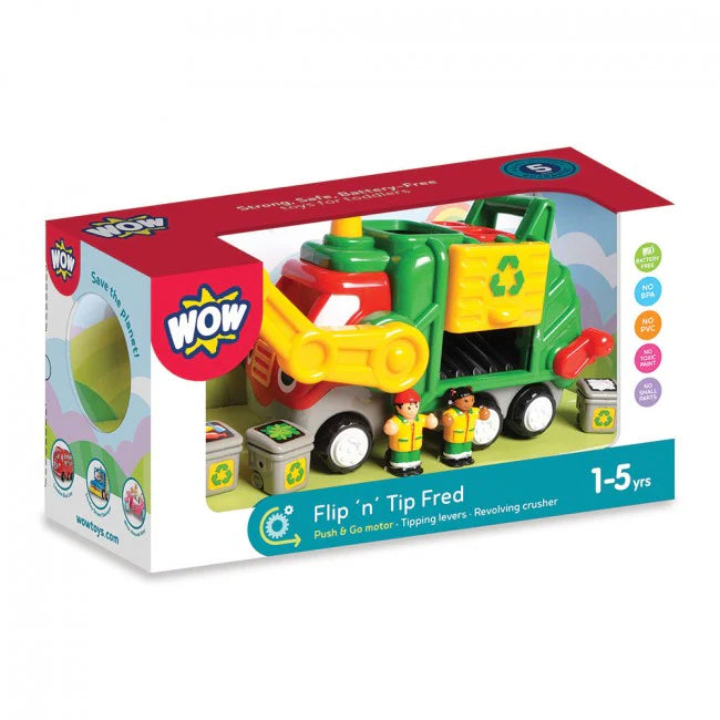 Flip 'n' Tip Fred Recycling/Rubbish Truck | The Brain Train TT