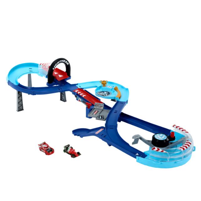 Disney And Pixar Cars Grc Jumping Raceway Playset | The Brain Train TT