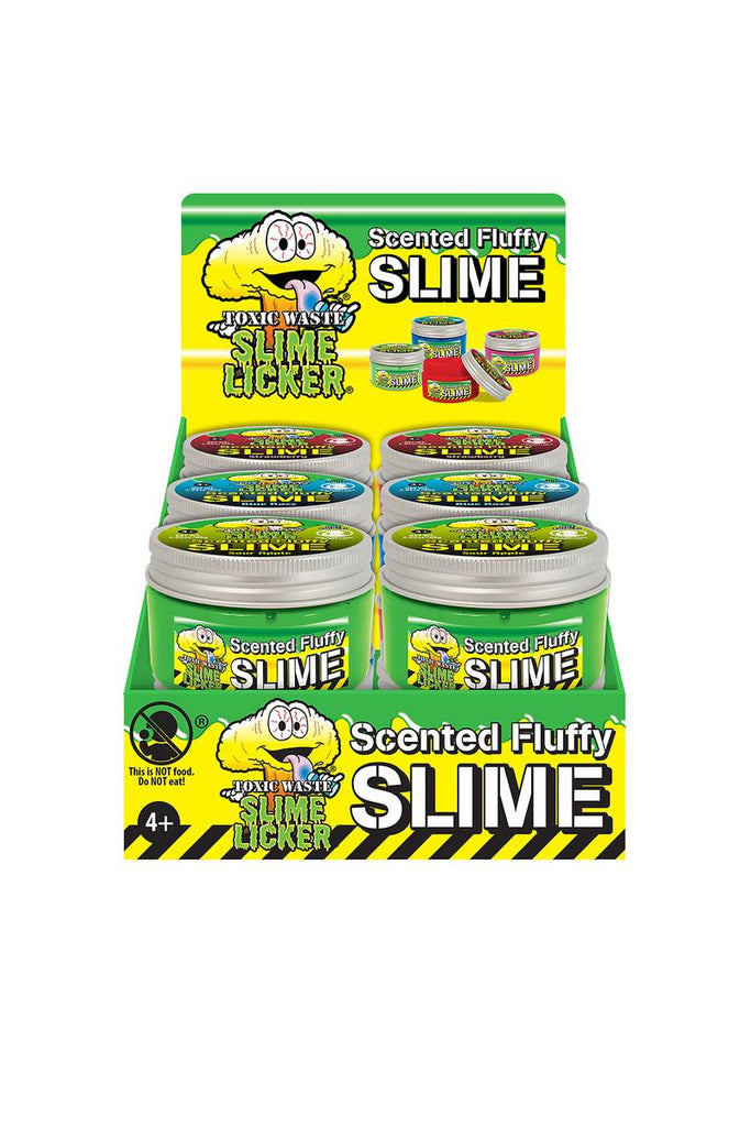 Toxic Waste® Slime Licker® Scented Fluffy Slime Jar | The Brain Train TT