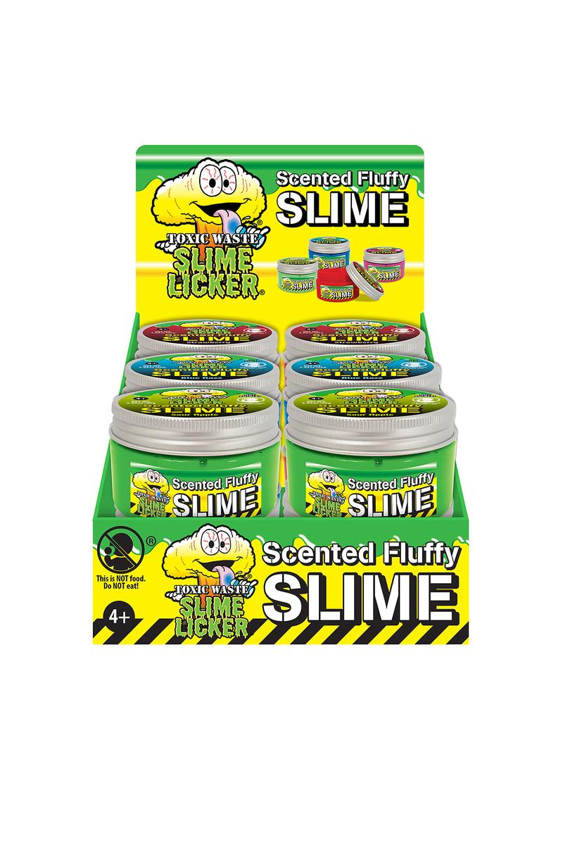 Toxic Waste® Slime Licker® Scented Fluffy Slime Jar | The Brain Train TT