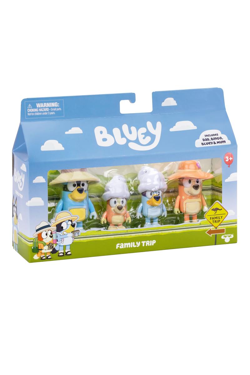 Bluey™ 4 Pack Figure Assortment | The Brain Train TT