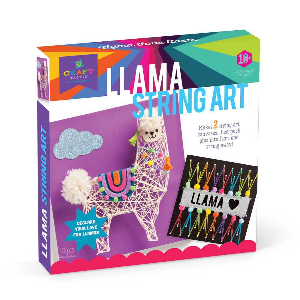 Craft-tastic Llama String Art | The Brain Train TT